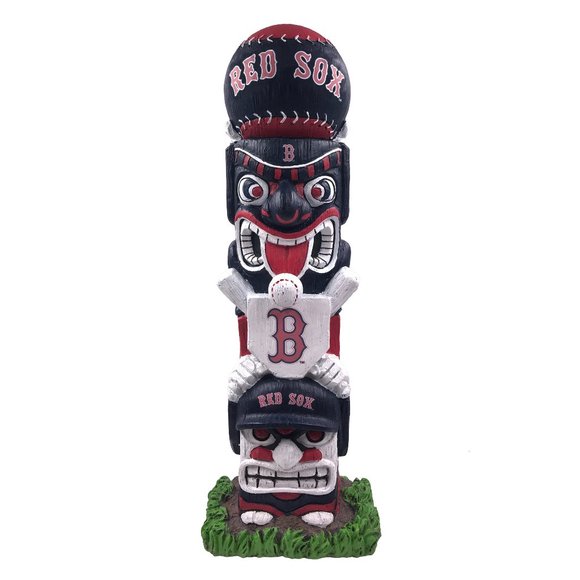 Evergreen Enterprises | Art | Boston Red Sox 6 Mlb Tiki Face Totem Pole ...